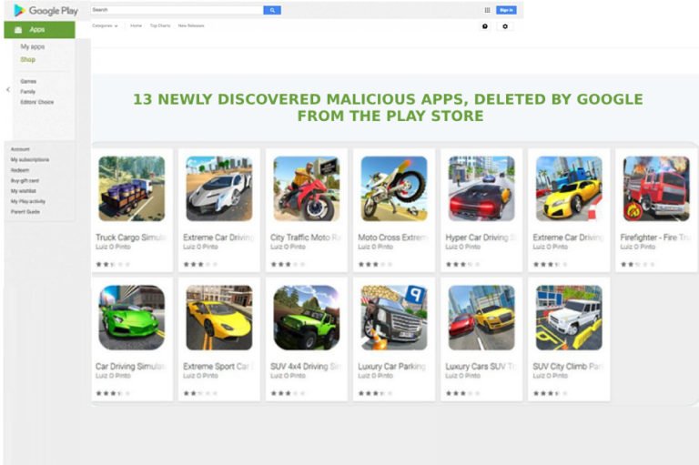 13 Newly Discovered Malicious Apps Deleted By Play Store